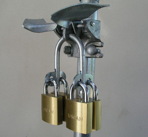 GM P6006, Multiple Padlock Locking Device - Shared Access - Dual Hasp ...