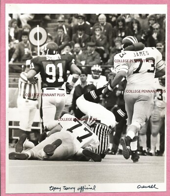 VINTAGE 1985 Indiana University Hoosiers Football Press Photo Vs ...