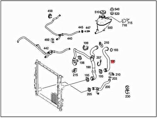 Genuine MERCEDES W164 X164 GL-CLASS X164 M-CLASS W164 Hose 1645010682 ...