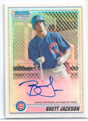 2010 Bowman Chrome Brett Jackson Rookie Refractor Auto | eBay