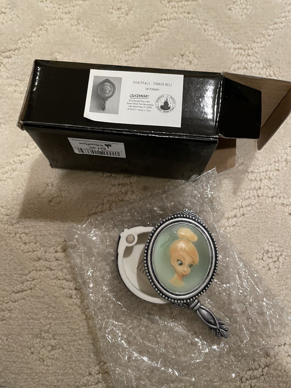 New Disney Parks Tinker Bell Olszewski Pokitpals Pill Box Trinket Box ...