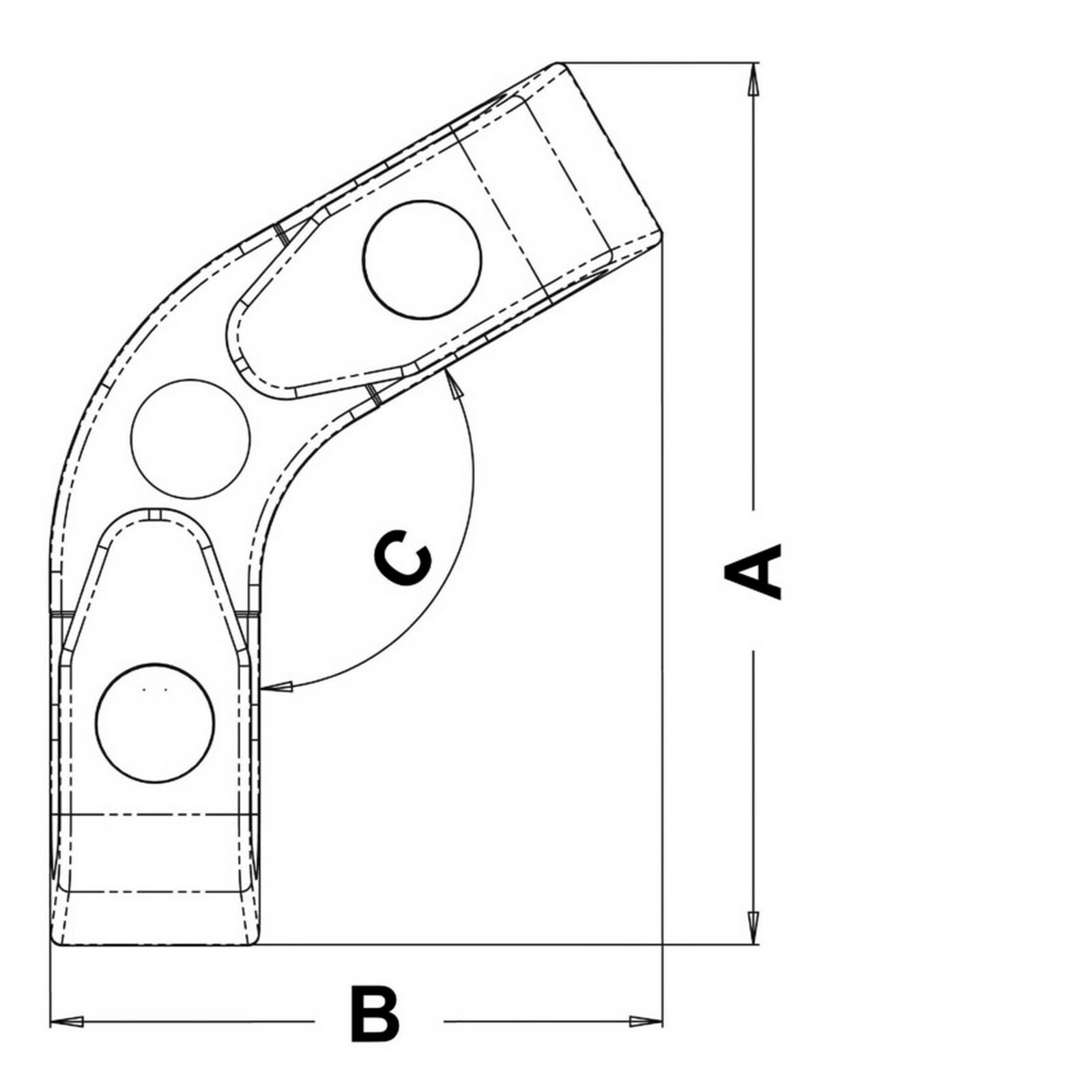Angle fairlead w/rollers 120° - 1 PC Osculati - 40.209.20 - 4020920 | eBay