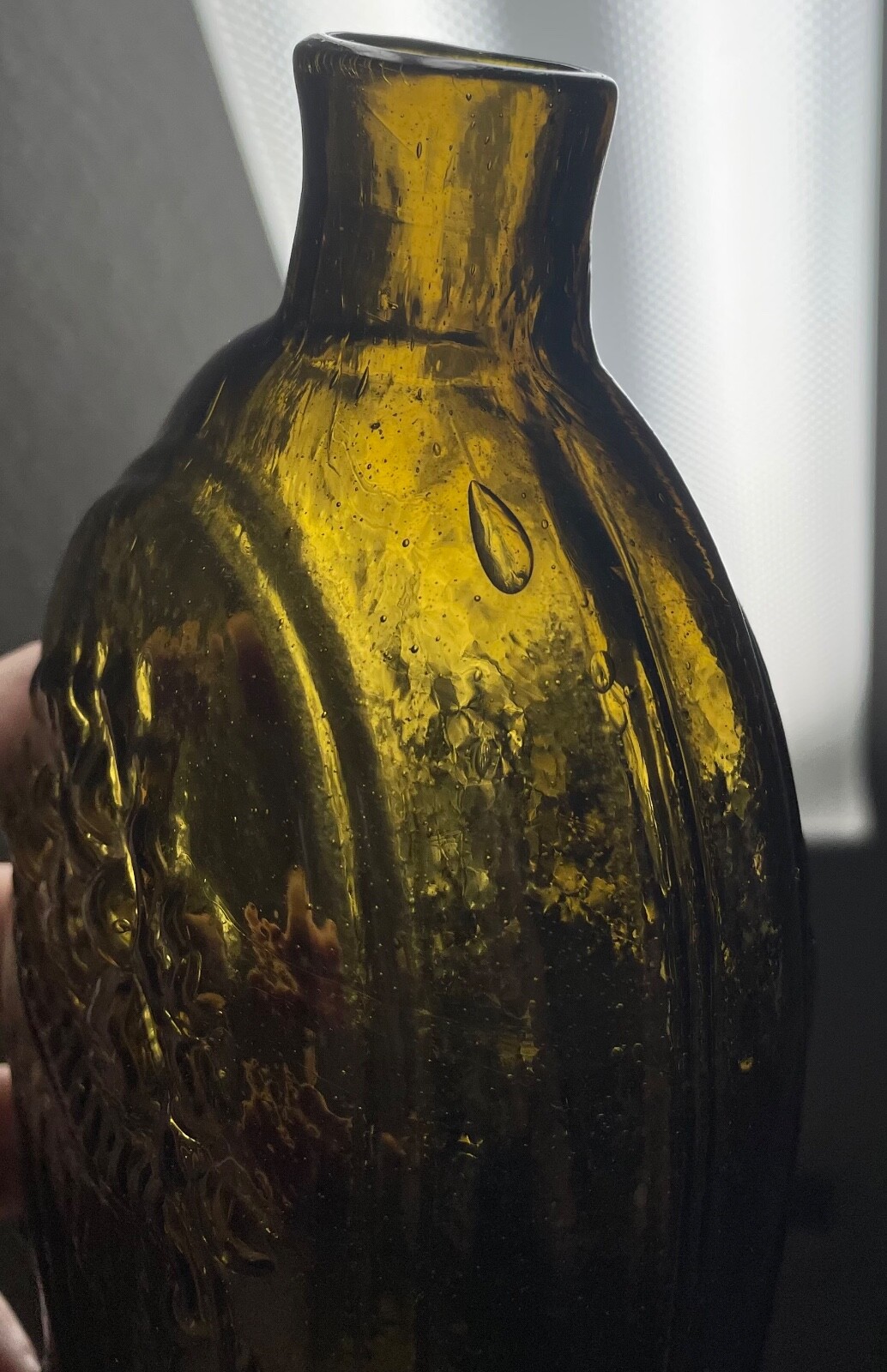 Eagle Cornucopia Open Pontil Historical Flask Bottle | eBay