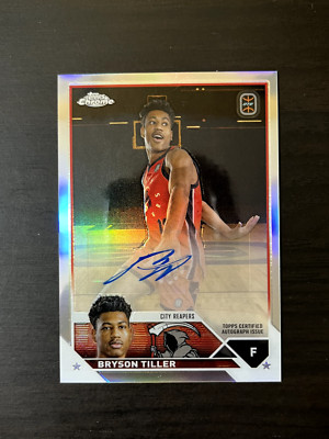 Bryson Tiller 2024 Topps Chrome OTE Autograph Refractor #A-BTA Auto ...