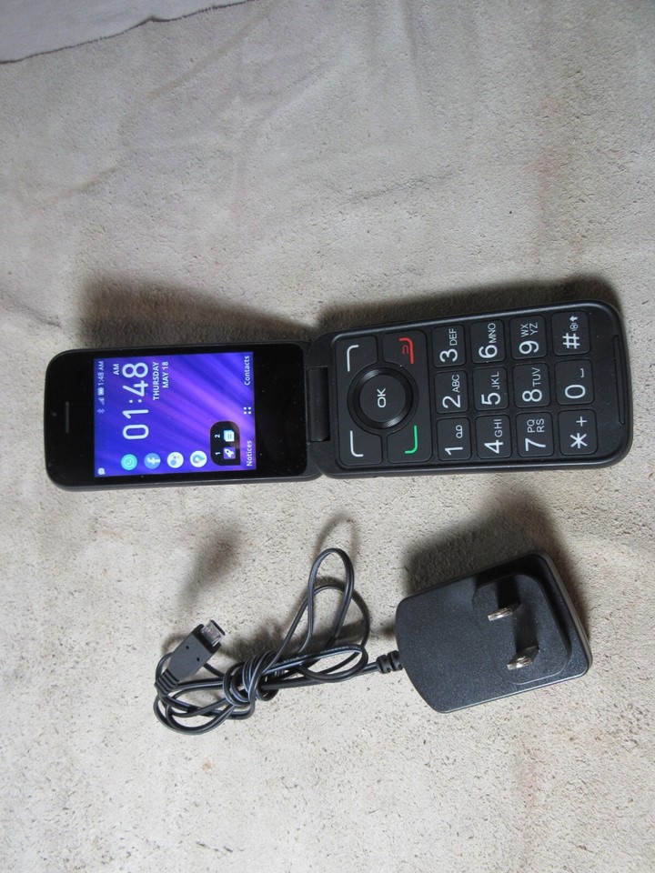 TCL Alcatel My Flip 2 II T408DL - Gray ( TracFone ) 4G VoLTE Cellular ...