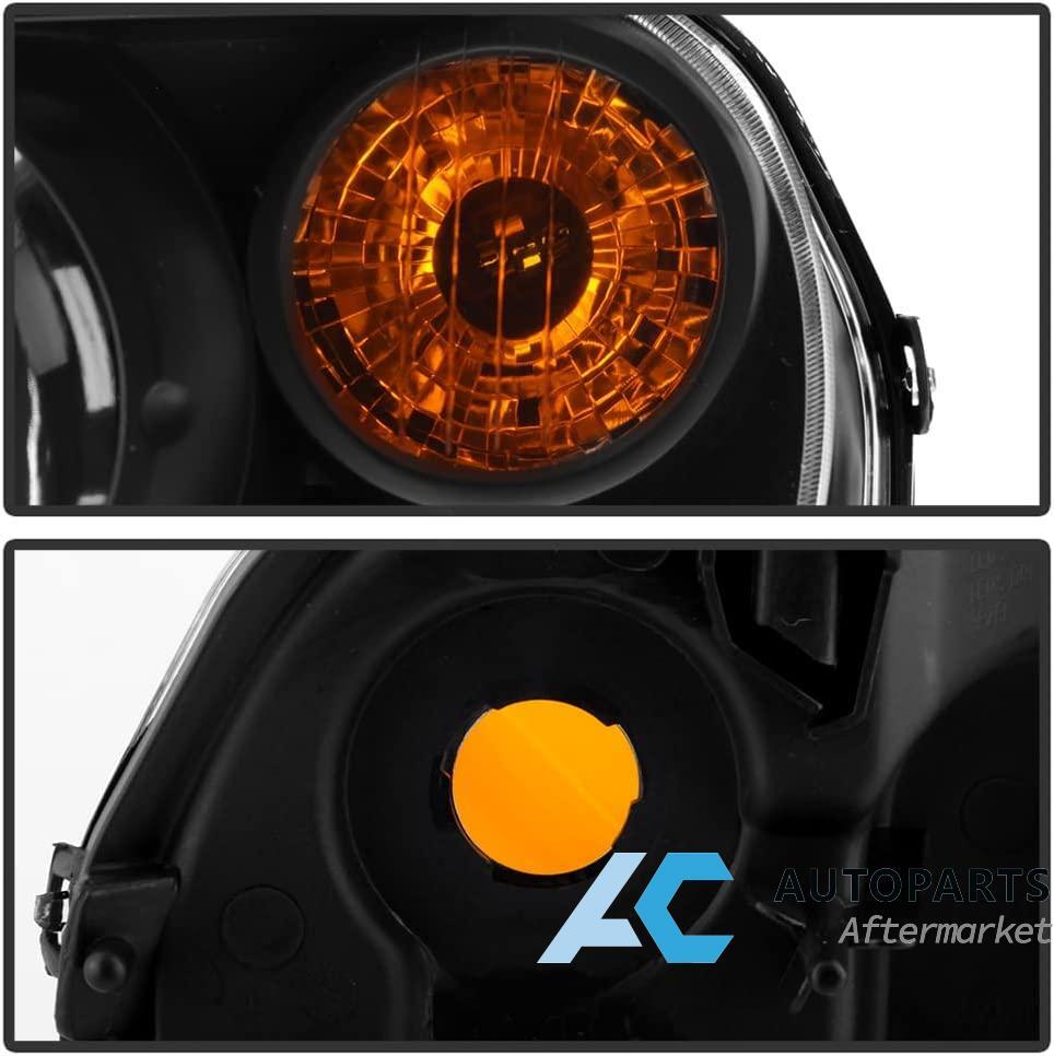For 2006-2011 Chevy HHR Headlights Headlamps Black Housing Pair Left Right