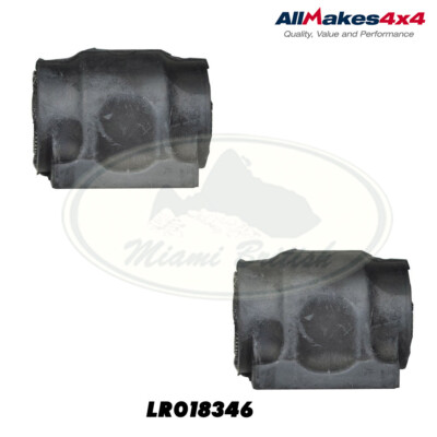 SET 2x LR018346 AM-FRONT SWAY SUSPENSION STABILIZER BAR BUSH LAND ROVER ...