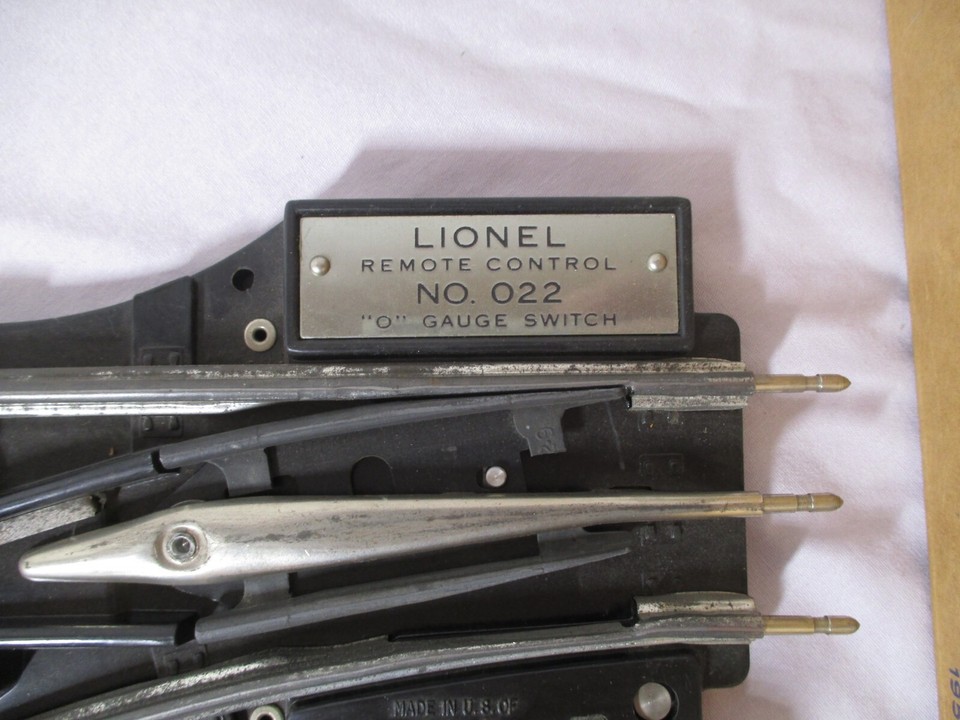 Vintage LIONEL 1 Pair #022 Remote Control "O" Gauge Switches MODEL ...