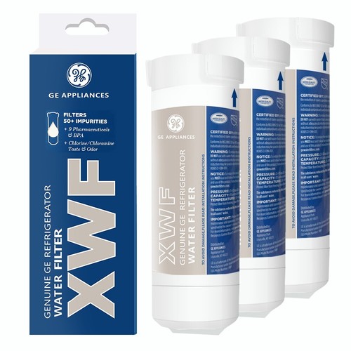 3 Pack Fit GE XWF Replace XWF Appliances Refrigerator Water Filter ...