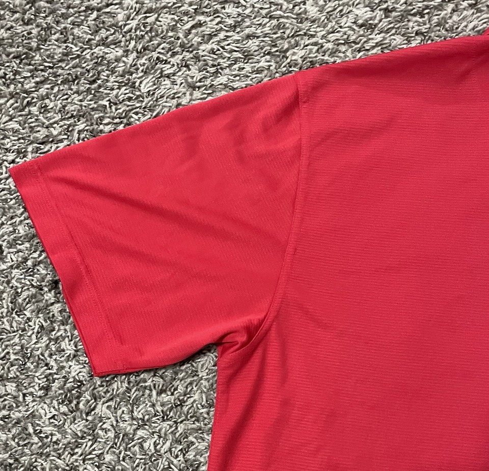 PGA Tour Texas Tech Red Raiders Polo Shirt Men's 2XL Short Sleeve Red Golf | eBay