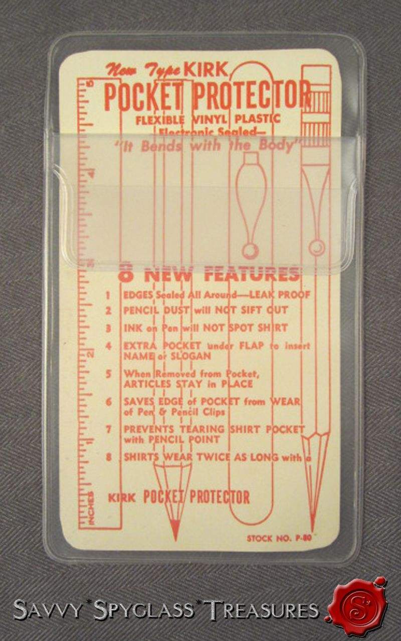 Vintage Shirt Pocket Protector Calling All You Geeks! | eBay