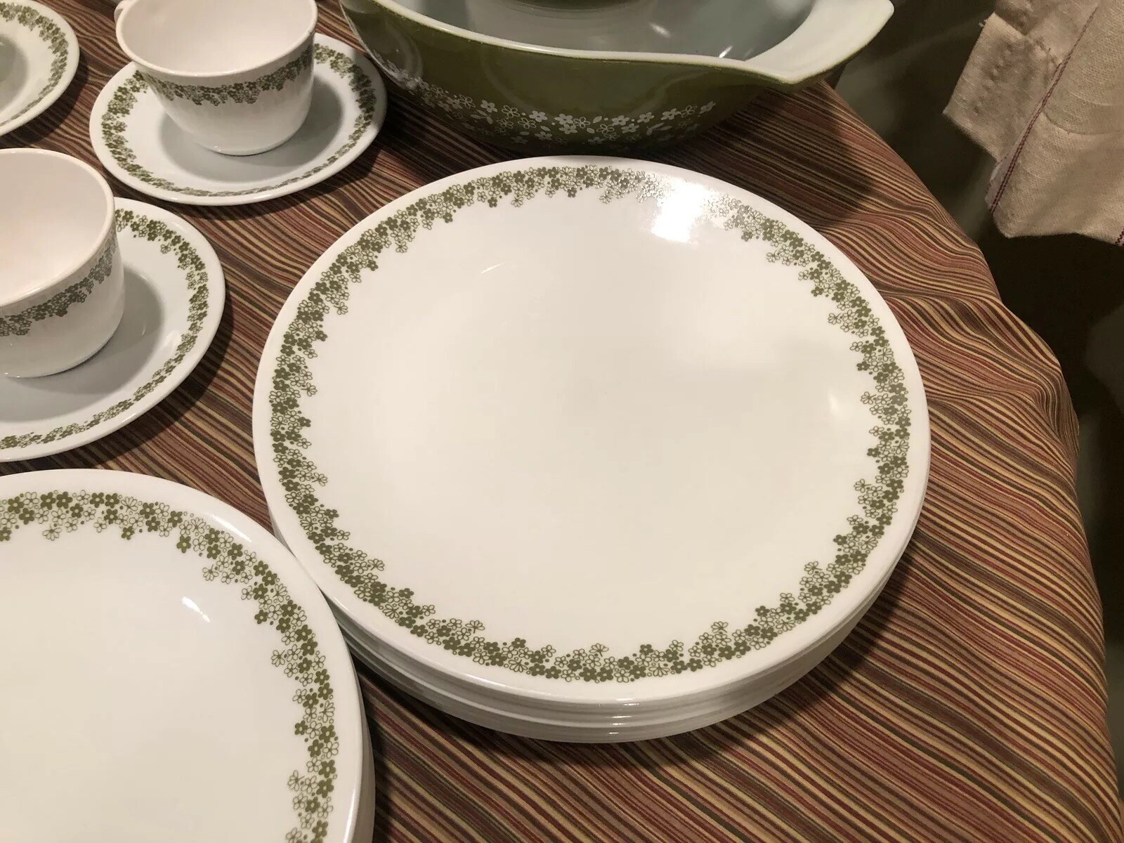 Assorted Corelle SPRING BLOSSOM GREEN Pattern (Choose what you need) | eBay
