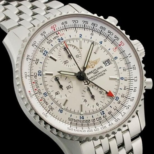 Breitling Navitimer World Chronograph A24322 #Su156 | eBay