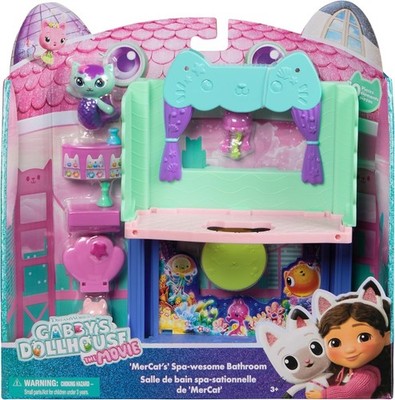 Gabby's Dollhouse The Movie MerCat's Spa-wesome Bathroom Playset | eBay