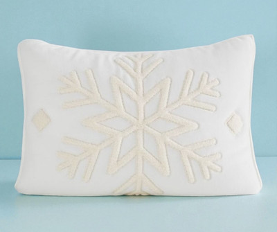 Pottery Barn SNOWFLAKE SHAM Ivory Standard NEW | eBay