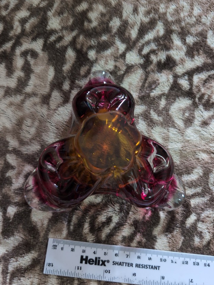Bohemia Josef Hospodka, Czech Art Glass, Chribska, Glass Bowl | eBay UK
