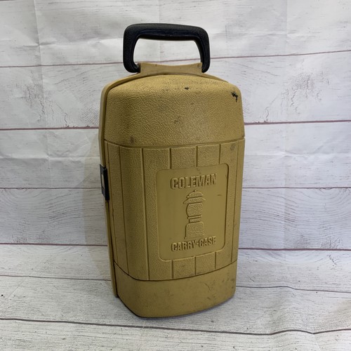 Coleman 200A Lantern Yellow Clamshell Storage Case, 6/77 | eBay