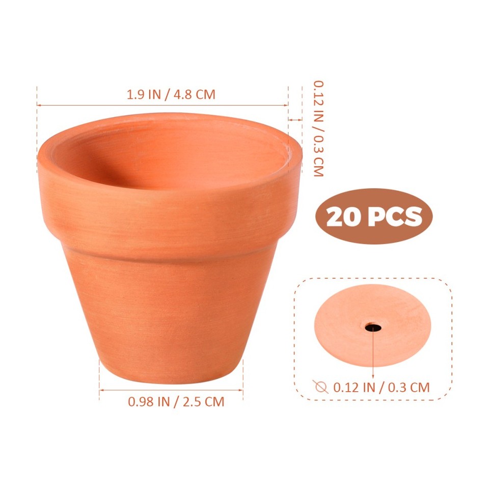 Cactus Small Pots Miniture Terracotta Miniature Clay Succulent Plants ...