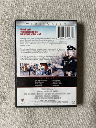 Super Fuzz (DVD, 2005, Widescreen) 1980 Superhero Comedy Movie OOP ...