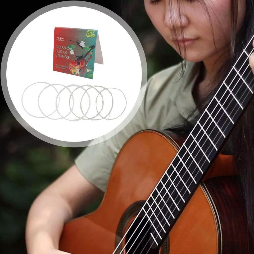 Classical Guitar Strings - Normal Nylon Guitar Strings -Full Set ...