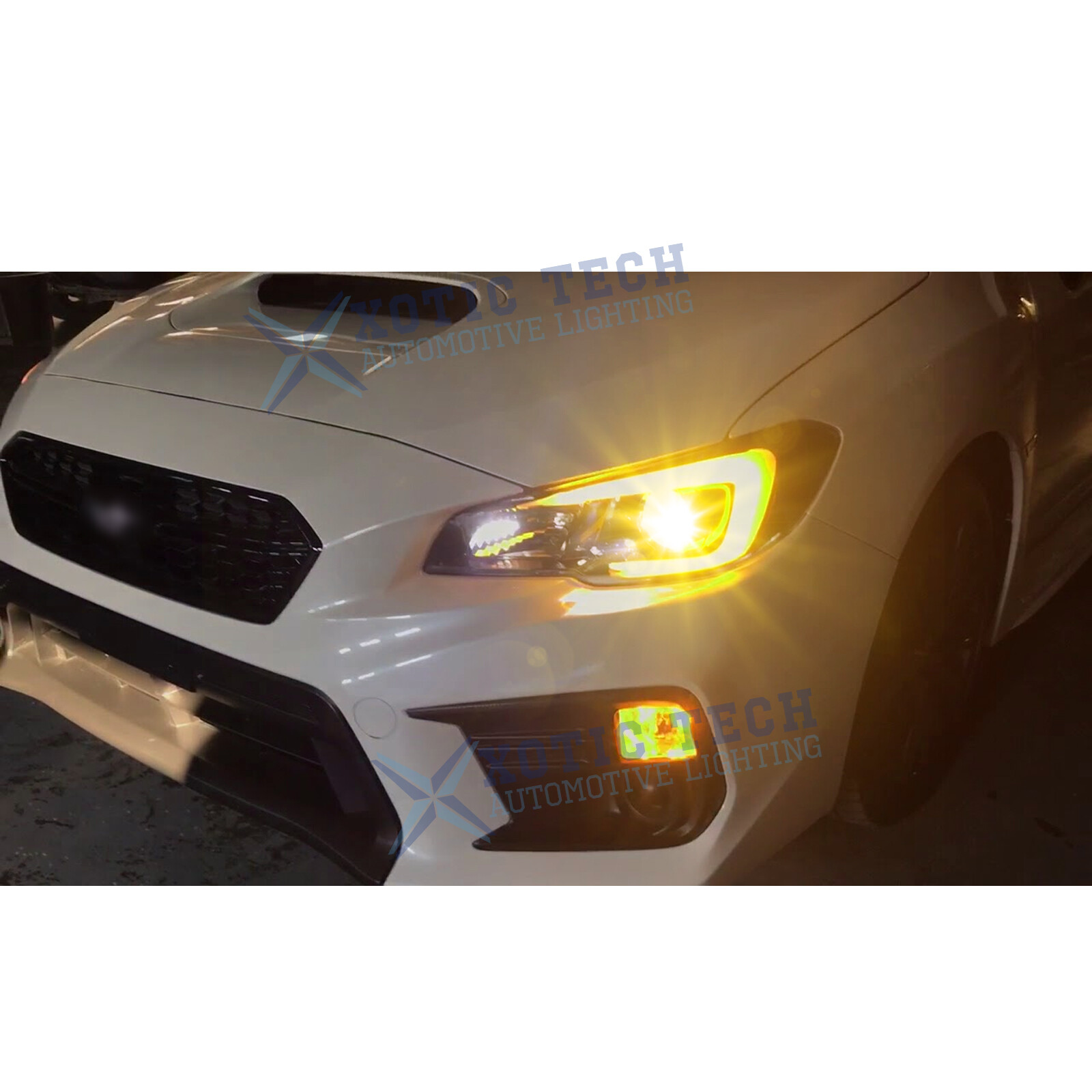 3000K Gold Yellow 9005 9011 LED Bulbs High Beam Lamps Conversion Kit ...