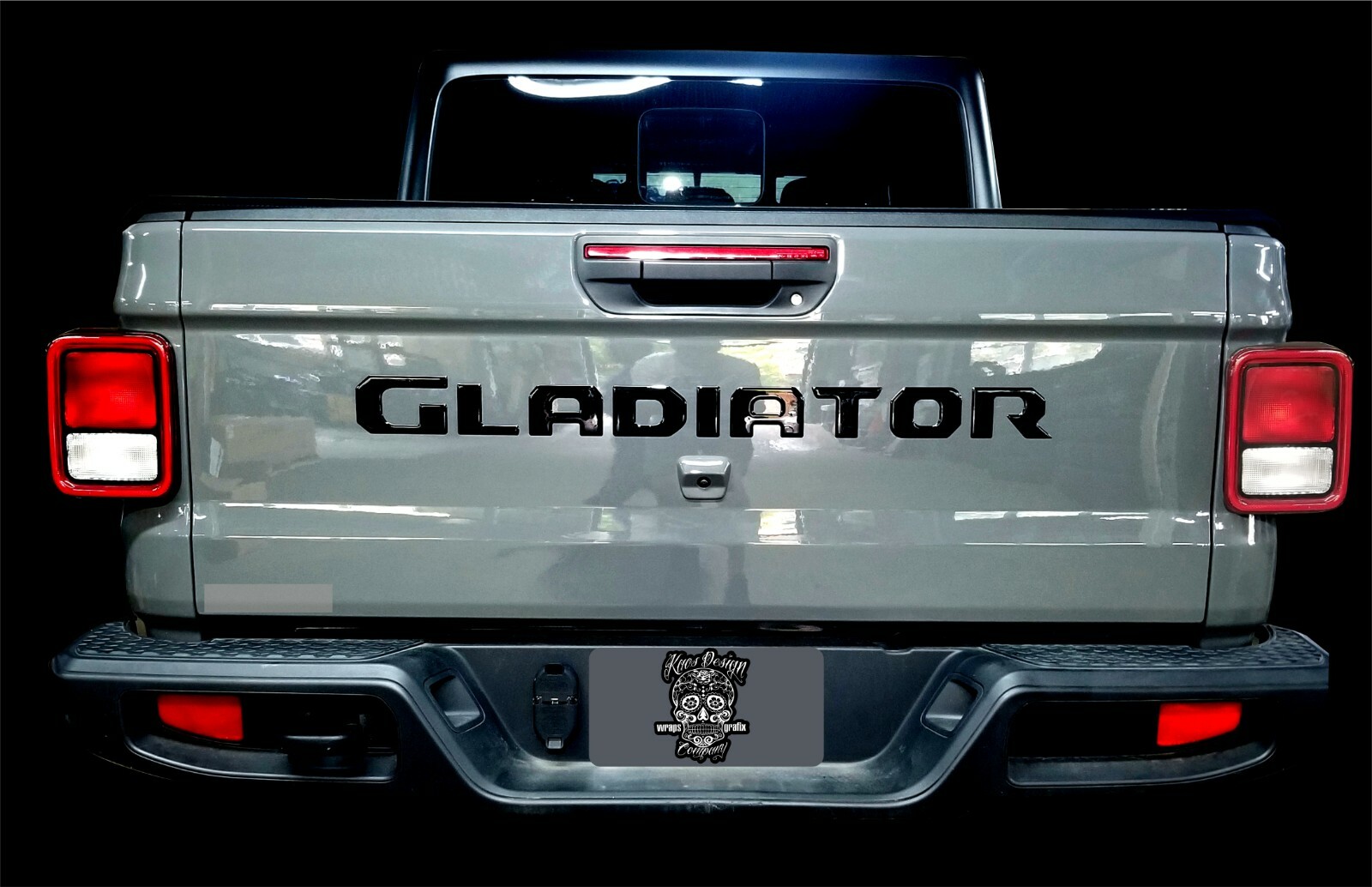 Fits Jeep Gladiator embossed tailgate logo emblem kit 2020-2025 | eBay