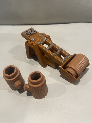 Vintage Fisher Price Imaginext Medieval World Battle Castle Catapult ...