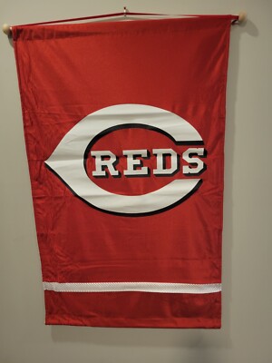 CINCINNATI REDS MLB WALL BANNER. 28'' X 45''. NEW | eBay