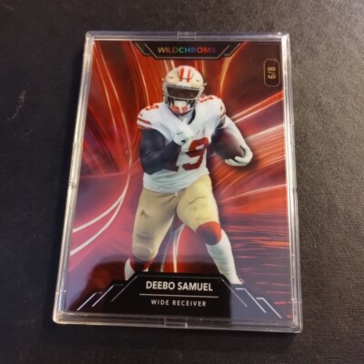 #6/8 Deebo Samuel Red Light Promo 2023 Wild Card Wildchrome Chrome ...