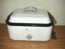 General Electric GE 18 Quart Roaster Slow Cooker Oven 1450w Model Ro8 ...