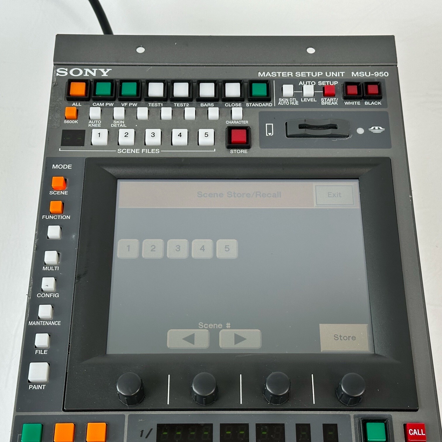 Sony MSU-950 Portable Master Setup Unit | eBay