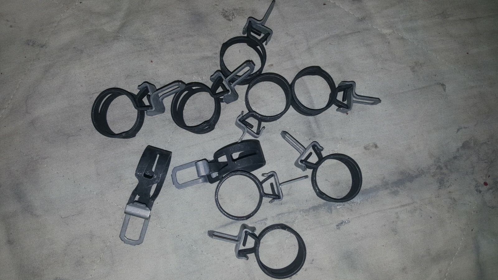 1" inch Spring Band Clip 25mm Fuel Oil Line Silicone Vacuum Hose Clamp ...