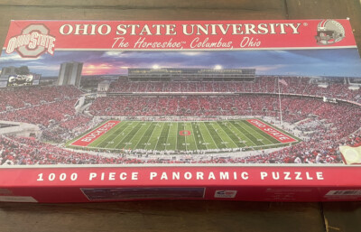 Ohio State University Football Panoramic Puzzle 1000 piece The ...