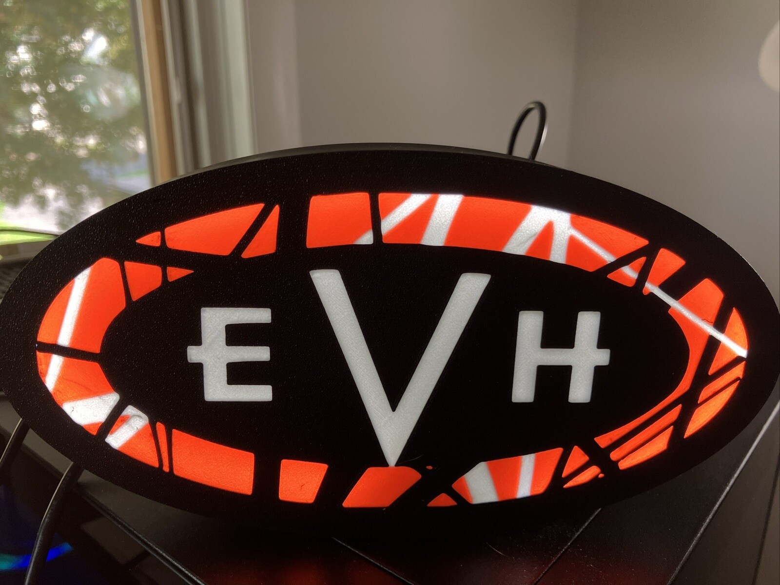Custom Made 3d Van Halen EVH LED LightBox! Light Box! VH | eBay
