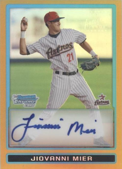 2009 Bowman Draft Picks & Prospects - Prospects Chrome Jio Mier #BDPP84 ...