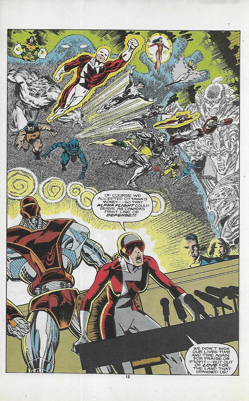 Alpha Flight Comic 61 Copper Age First Print 1988 Bill Mantlo Lee ...