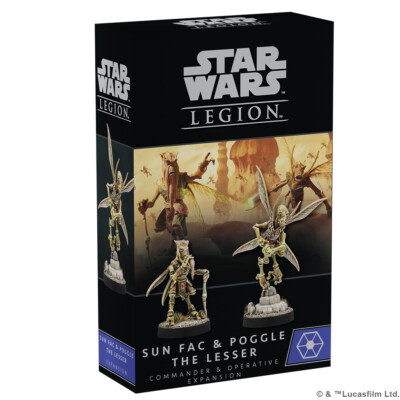 Star Wars Legion Sun Fac and Poggle the Lesser | eBay