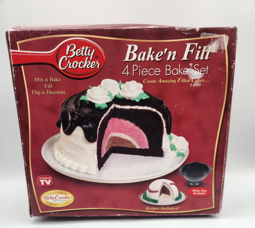 Betty Crocker Bake' n Fill 4 Piece Set Mix & Bake Fill Flip & Decorate ...