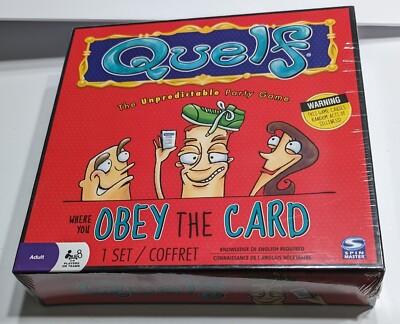 Quelf Party Board Game Spin Master New Sealed Obey the Cards 2011 ...