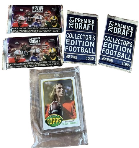 Football Card Packs 2021 Premier Draft Collector’s Edition TOPPS #17 ...
