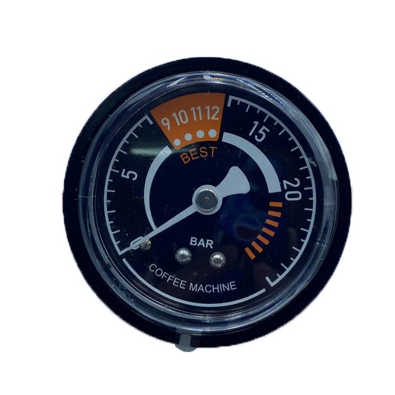 Espresso Machine Pressure Gauge 20 Bar High Precision Manometer for ...