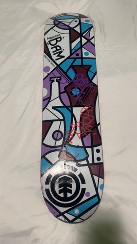 BAM MARGERA Signed Skateboard Deck Element PROOF | eBay