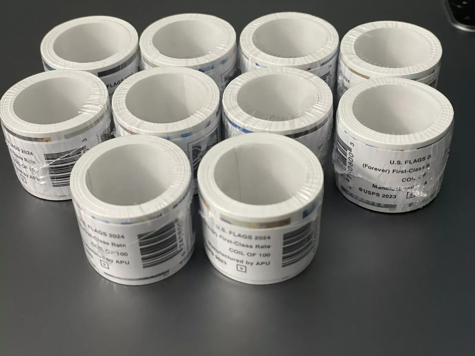 (100) Rolls of 100 2024 USPS Authentic Forever Stamps -10000 Total | eBay