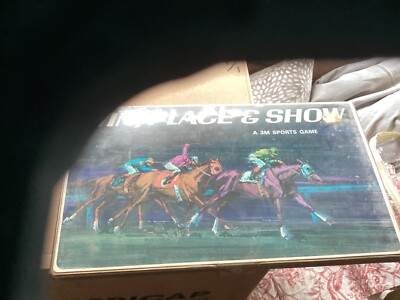 Vintage Win, Place & Show Horse Racing Game, 3M Sports, 1966 (New ...
