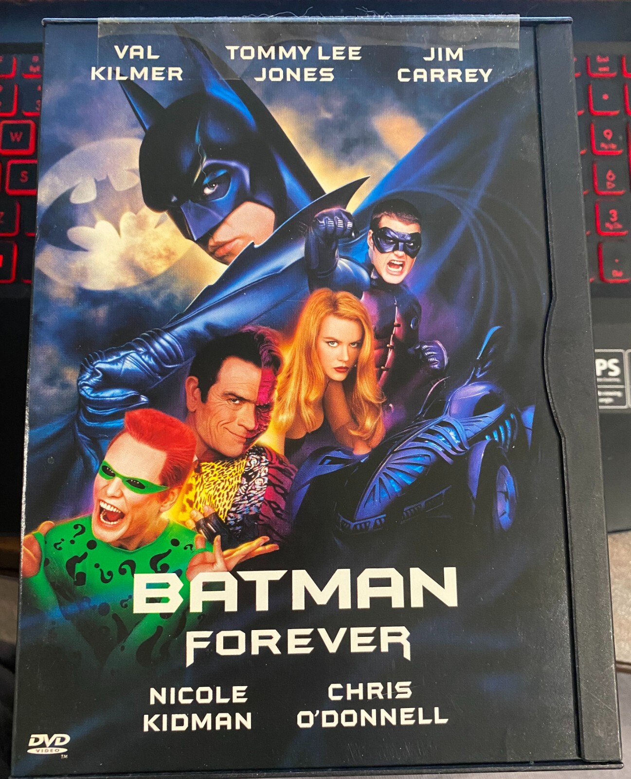 Batman Forever (DVD, 1997) Double- Sided Disc Standard and Widescreen ...