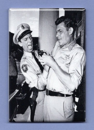 ANDY GRIFFITH TV SHOW *2X3 FRIDGE MAGNET* BARNEY FIFE AND SHERIFF ...