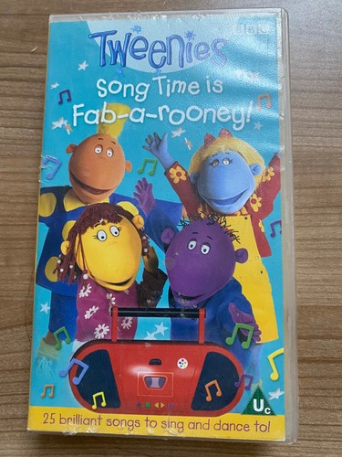 TWEENIES SONG TIME IS FAB-A-ROONEY VHS VIDEO TAPE BBC ARE YOU READY TO ...