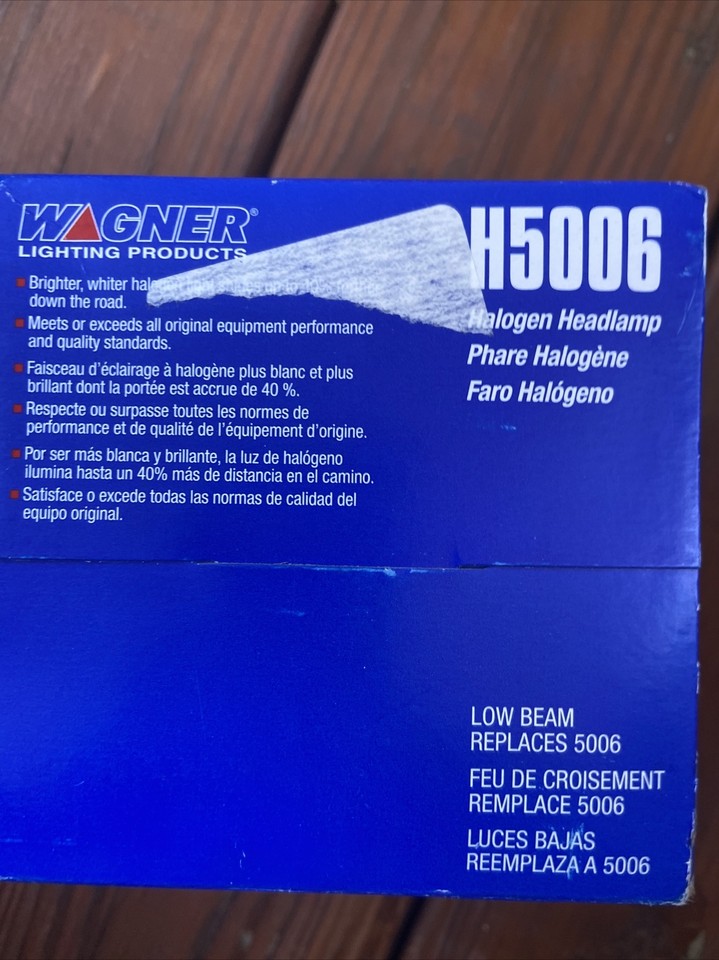 Wagner Lighting H5006 Halogen Headlight Light Bulb NEW & Sealed | eBay