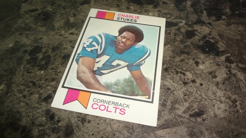 1973 TOPPS # 516 CHARLIE STUKES FOOTBALL CARD | eBay