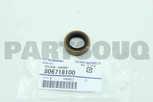 806718100 Genuine Subaru OILSEAL-18X28X7 80671-8100 | eBay